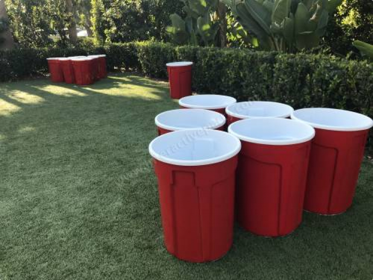 Giant Beverage Pong - Moonwalks And More