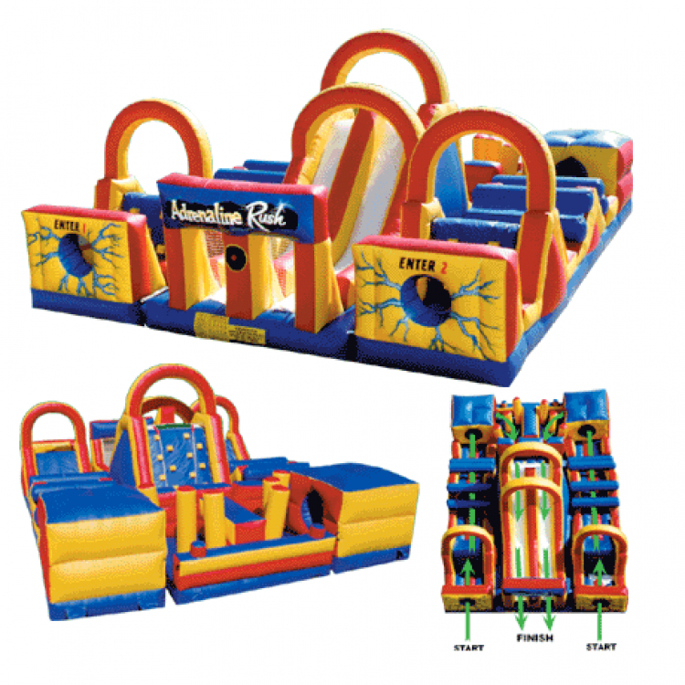 Adrenaline Rush Obstacle Course - Moonwalks And More